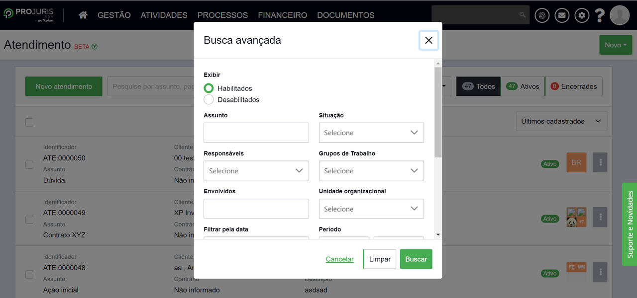 Atendimento ao cliente com Projuris ADV: vantagens e novidades